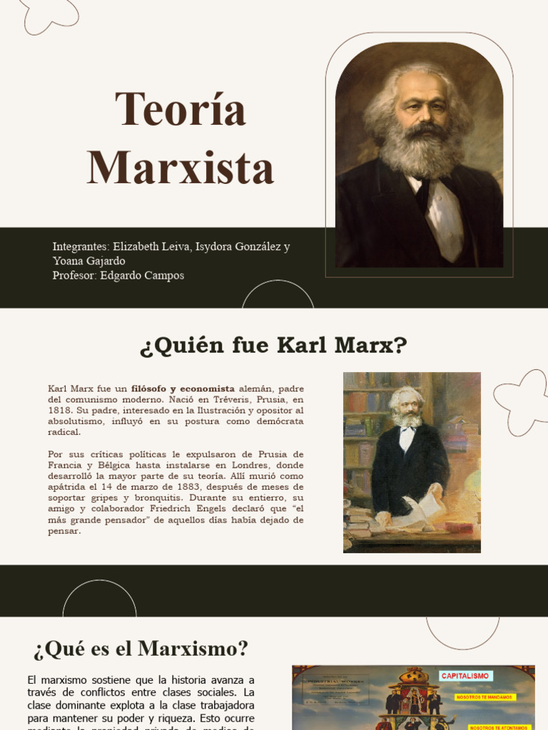 Presentacion Karl Marx Concluida | PDF | Karl Marx | marxismo Presentacion Karl Marx Concluida | PDF | Karl Marx | marxismo