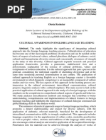 The Impact of Cultural Based Activities in Foreign Language Teaching at ...