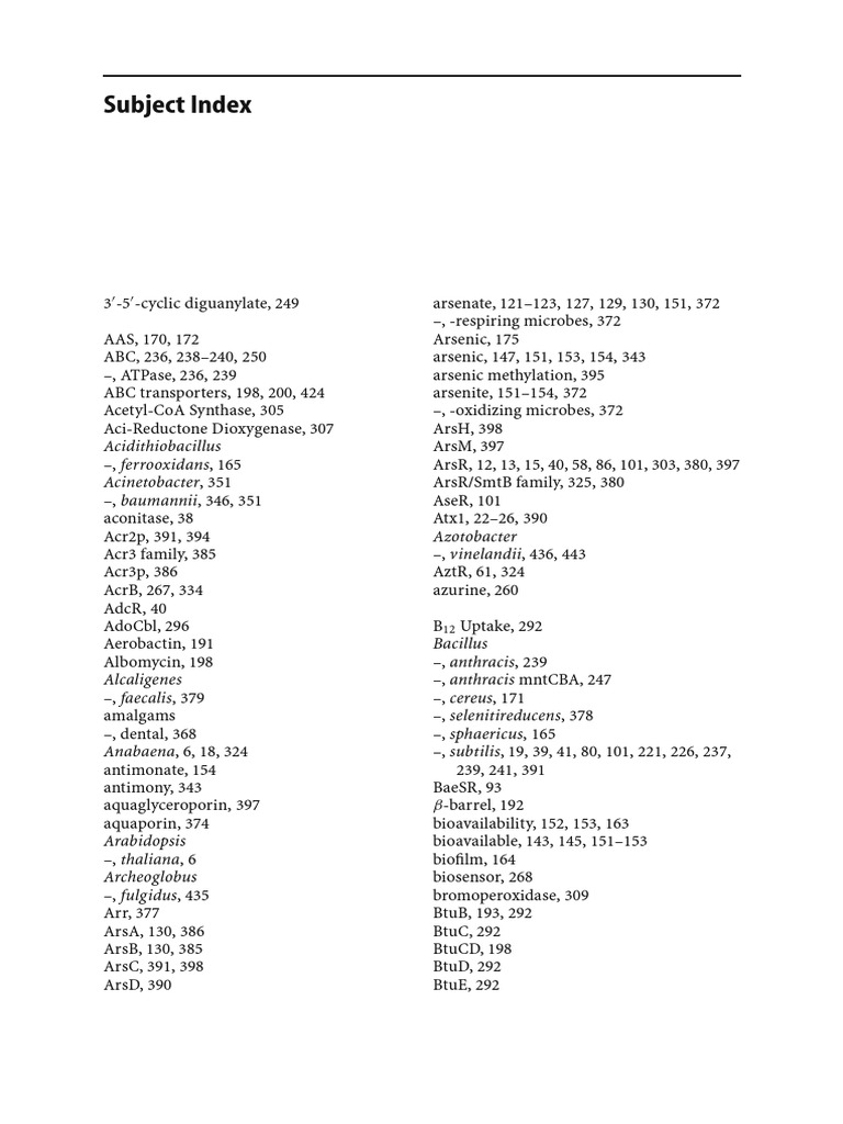 Index | PDF | Biochemistry | Chemistry