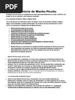 Preguntas Sobre Machu Picchu | PDF