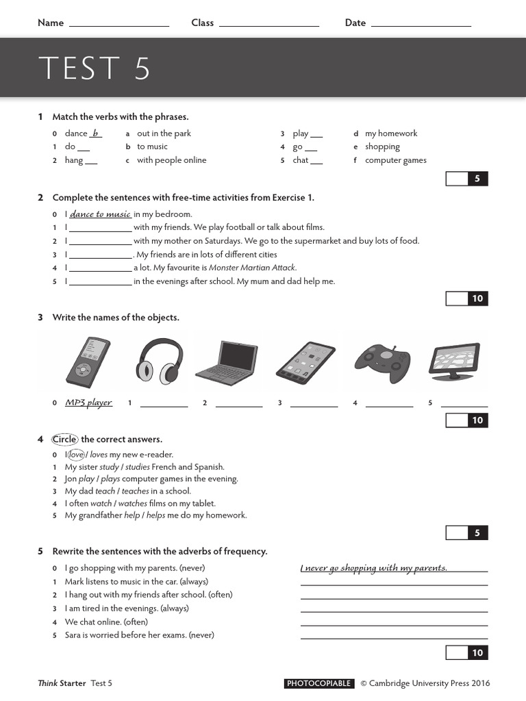 Unit 5 Test | PDF | Linguistics | Syntax