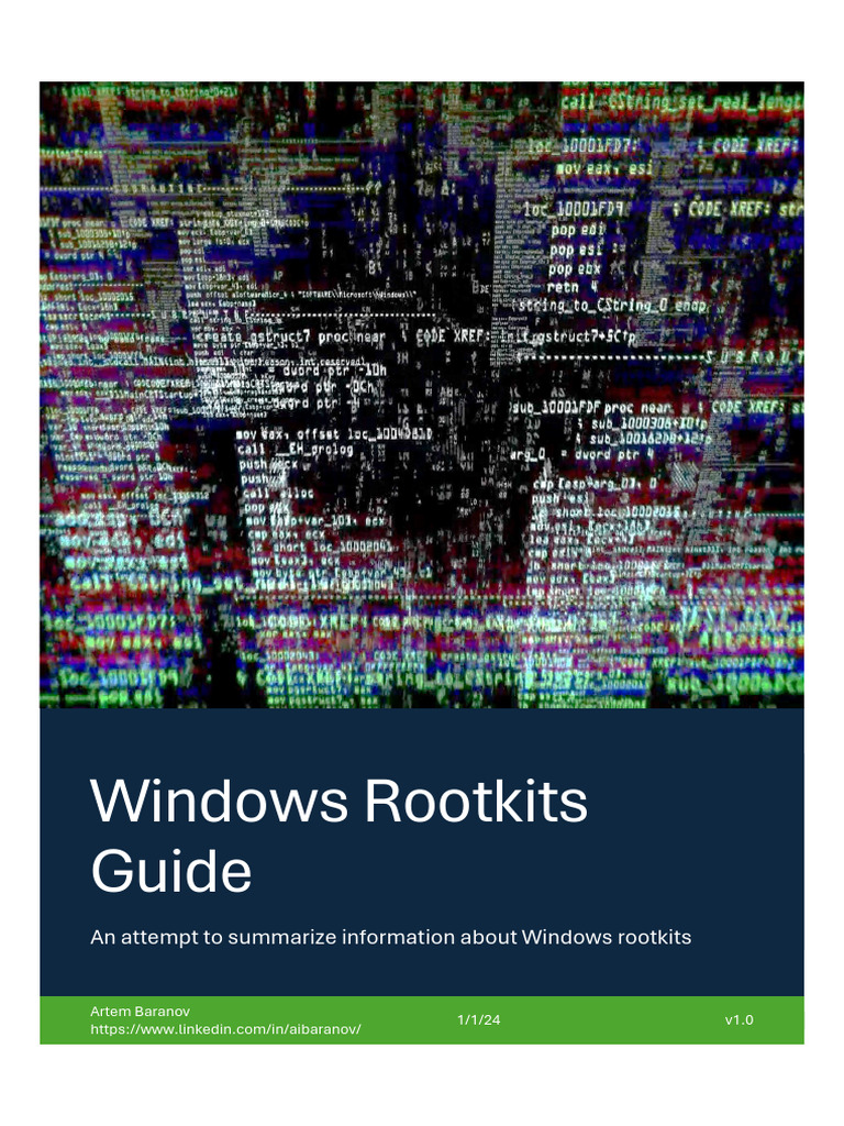 Win Rootkits | PDF | Device Driver | Computing