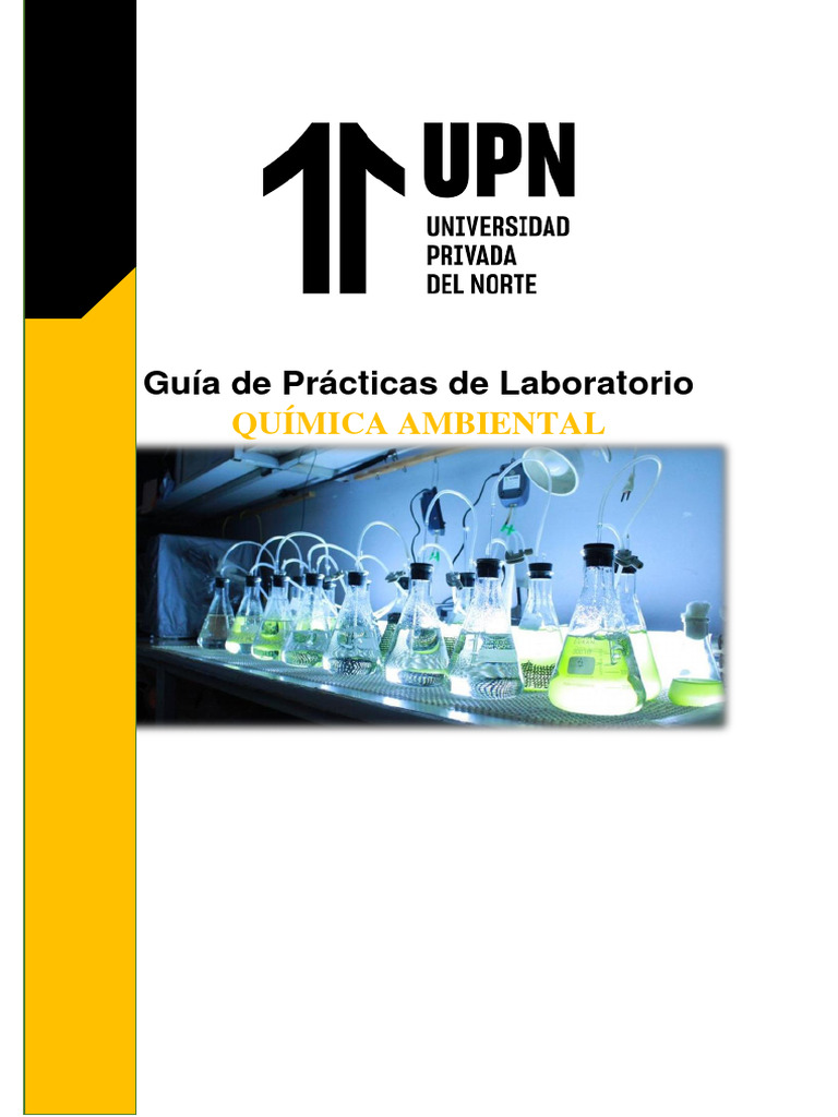 Guia de Lab. Química Ambiental 2023_final | PDF | Laboratorios | Agua