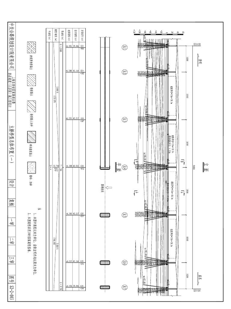 S2 2 003主桥桥型总体布置（一） | PDF
