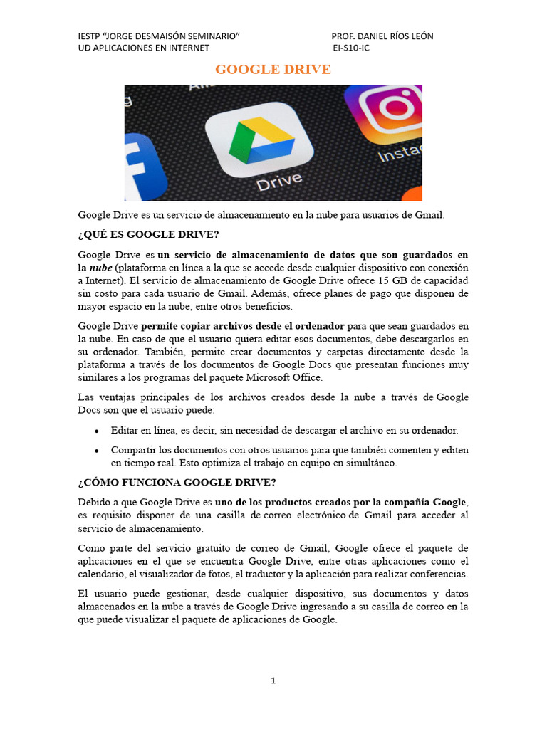 Semana 10 Sesión 10 Aplicaciones para Compartir Almacenar en La Nube ...