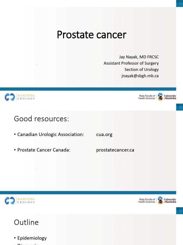 Prostate Cancer | Download Free PDF | Prostate Cancer | Prostate ...