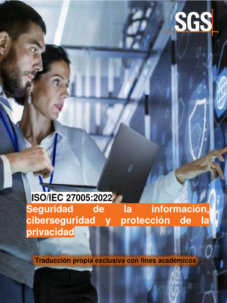 Traducción Propia SGS ISO IEC 27005.2022 | PDF | Riesgo | Seguridad de ...
