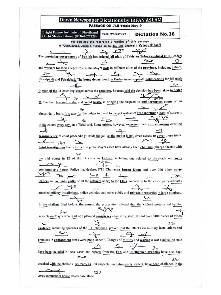 Dawn 36-May 9 Trials-By Irfan Aslam | PDF