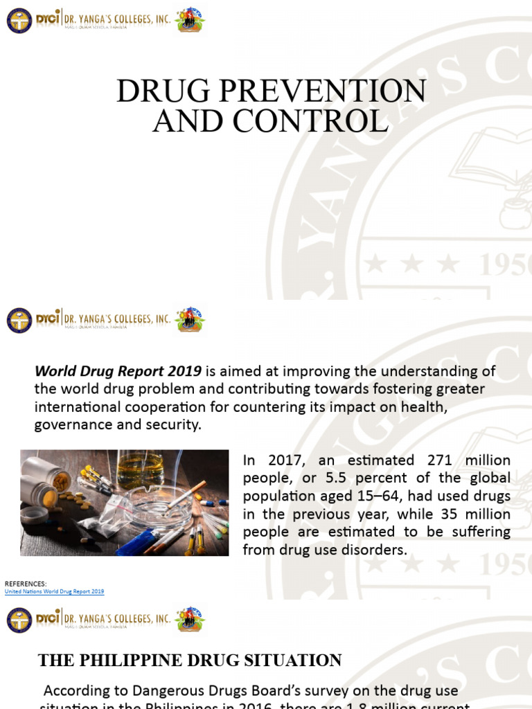 6 Drug Prevention and Control | PDF | Substance Abuse | Narcotic