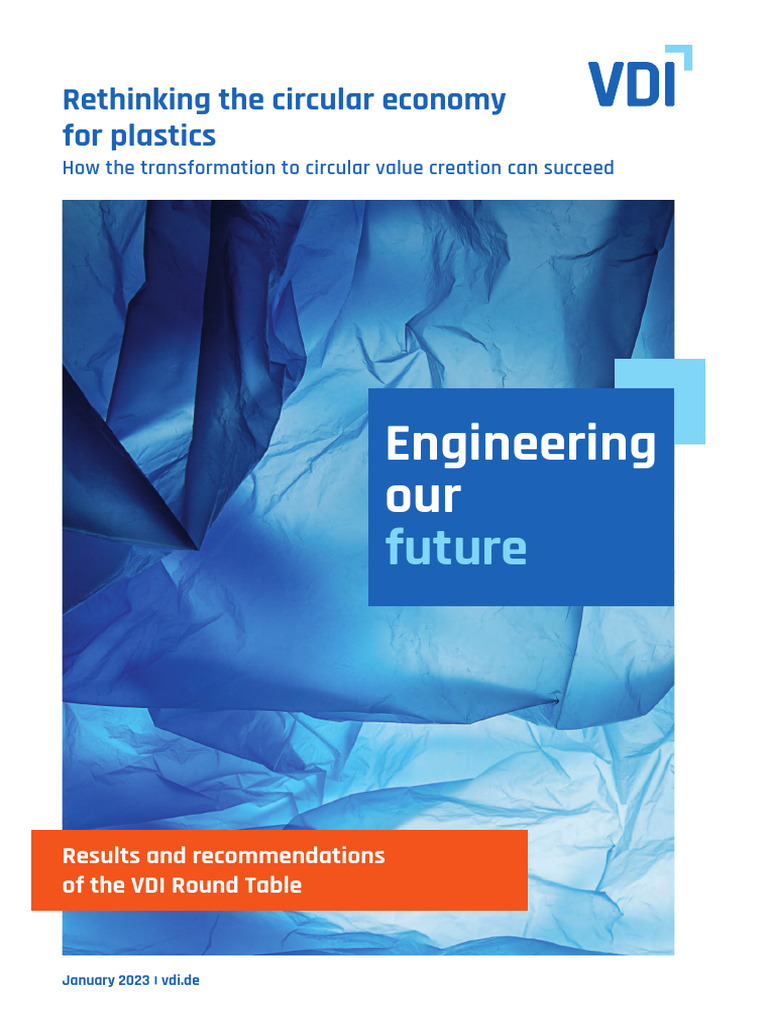 VDI White Paper Rethinking The Circular Economy For Plastics | PDF ...