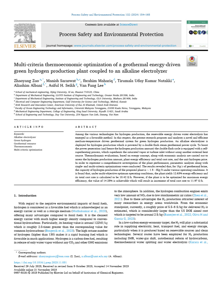 Multi Criteria Thermoeconomic Optimization Of A Geothermal Energy
