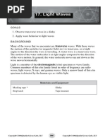 Slinky Waves Lab Student Activity | PDF | Waves | Mechanics