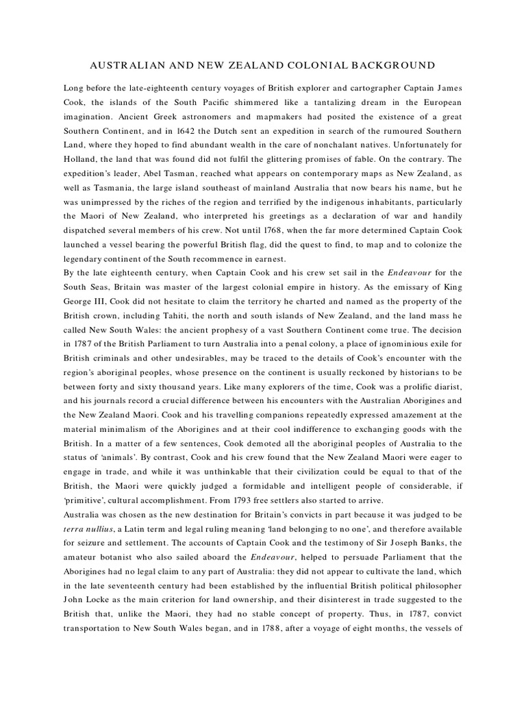 Australian and New Zealand | PDF