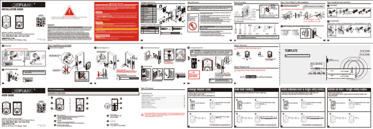 Defiant Square Satin Nickel Compact Touchpad Electronic Deadbolt ...