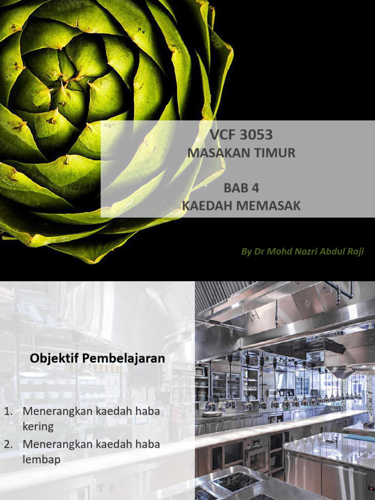 CHAP 4 Kaedah Memasak Edit | PDF