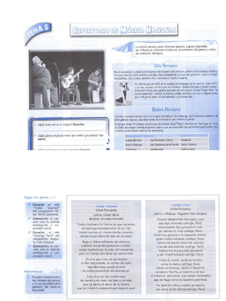 separata 2° repertorio peruano | PDF