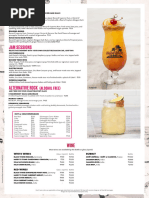Hennies Comprehensive Drinks Menu | PDF | Drink | Alcoholic Drinks