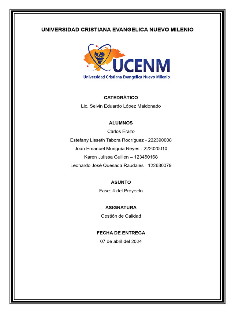 Fase 5 Proyecto de GC | PDF | Business