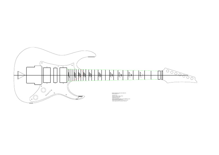 Ibanez Universe Guitar Template | PDF
