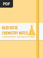 O Level Chemistry ATP Study Guide | PDF | Ion | Anode