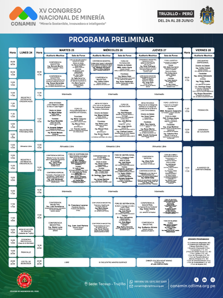Programa General | PDF