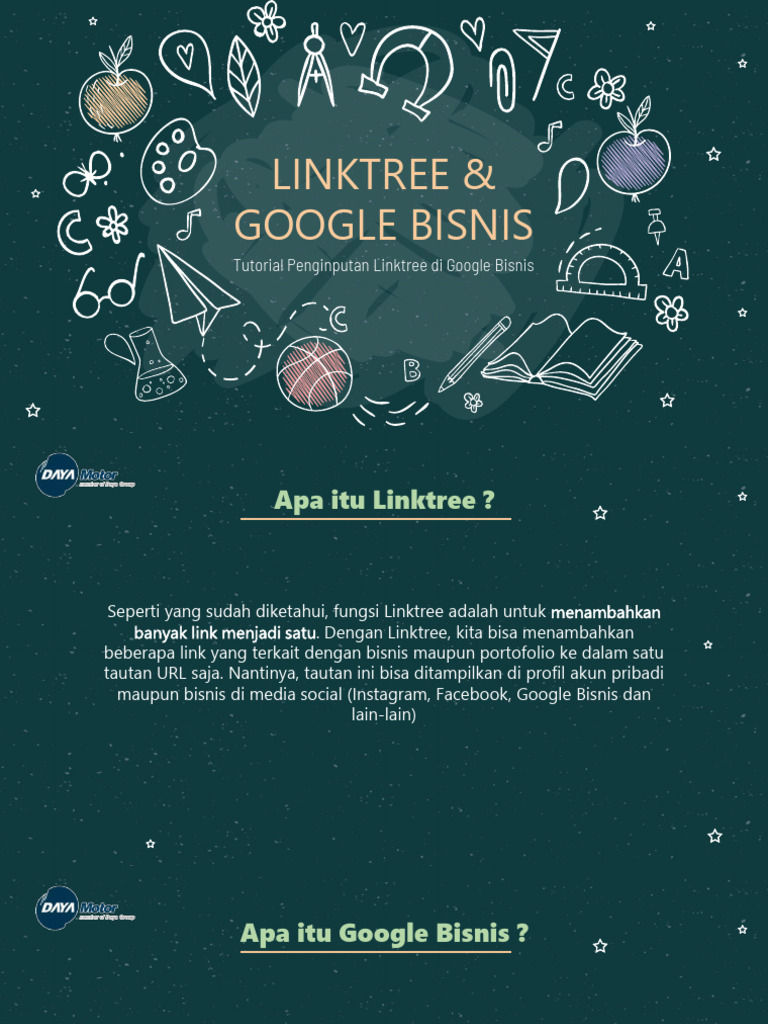 Tutorial Penginputan Linktree Di Google Bisnis Dan Google Bisnis Di Linktree | PDF