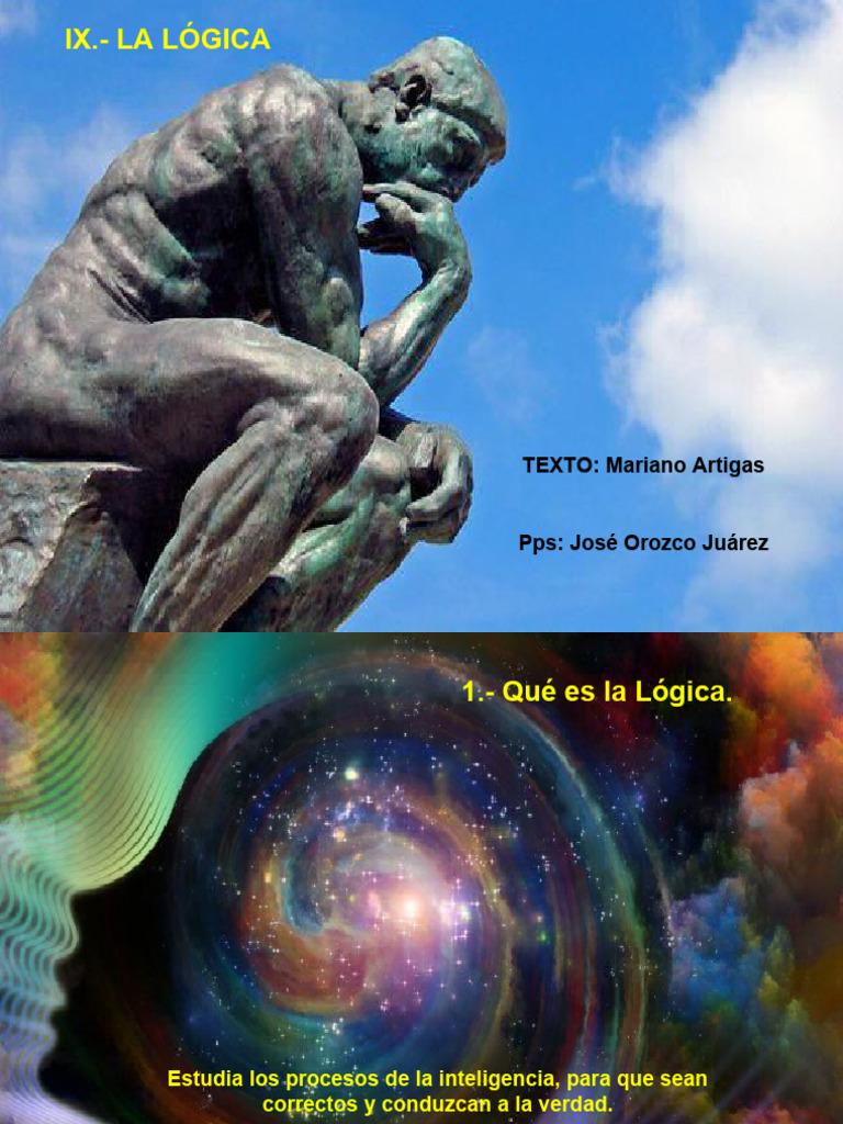 Filosofía General 9 La Lógica | PDF | Lógica | Realidad