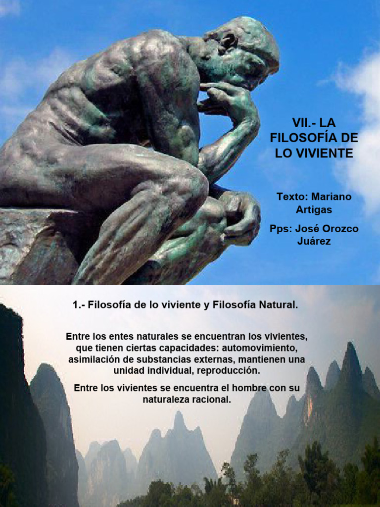Filosofia General 7 Filosofia de Lo Viviente | Descargar gratis PDF ...