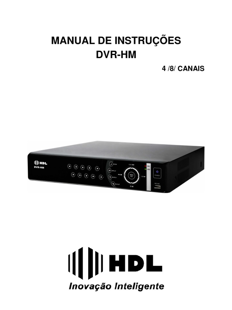 Manual DVR HM | Download grátis PDF | Endereço de IP | Câmera de vídeo ...