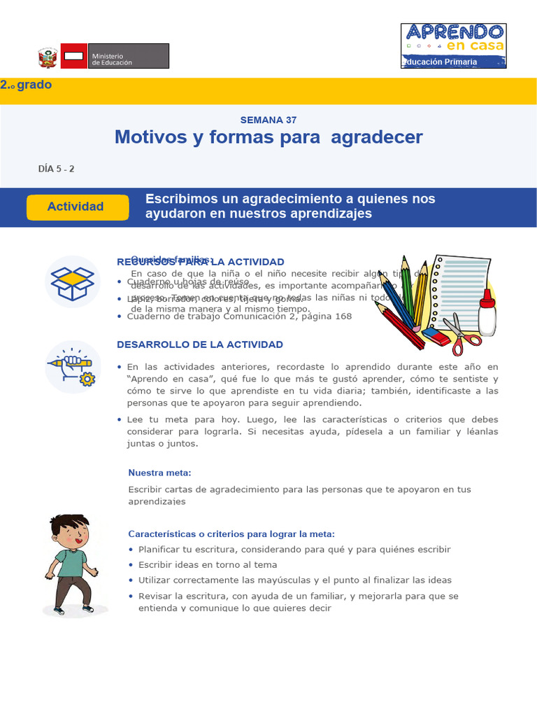 s37 Primaria 2 Guia Dia 5 2 | PDF