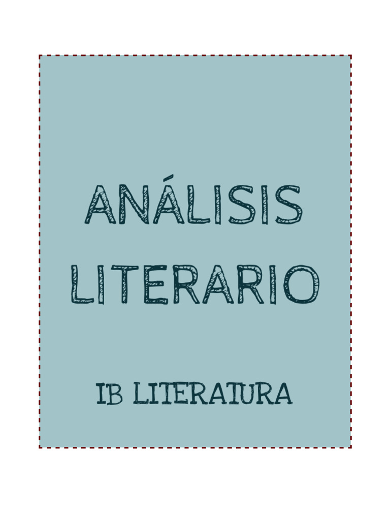 Análisis Literario IB | PDF | Narración | Traducciones