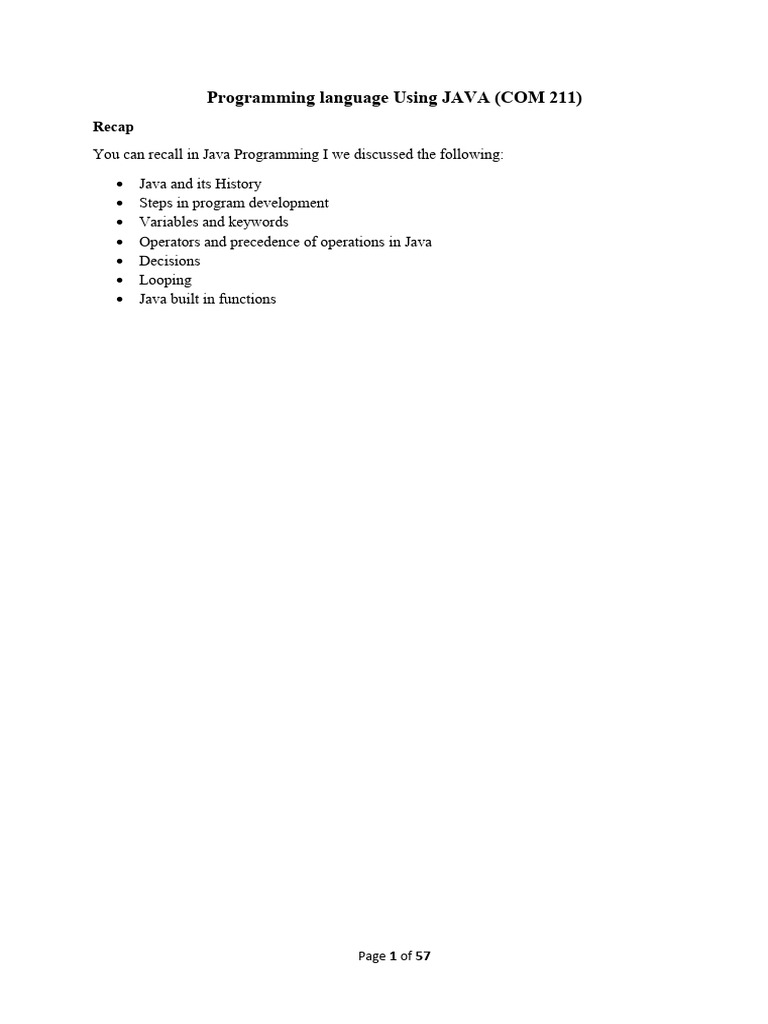 Programming Language Using Java Ii Download Free Pdf Inheritance Object Oriented