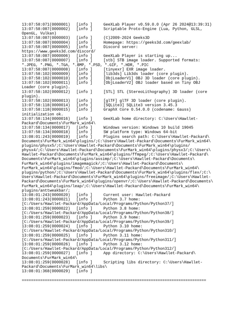 Geexlab Log | PDF | Computing | Software
