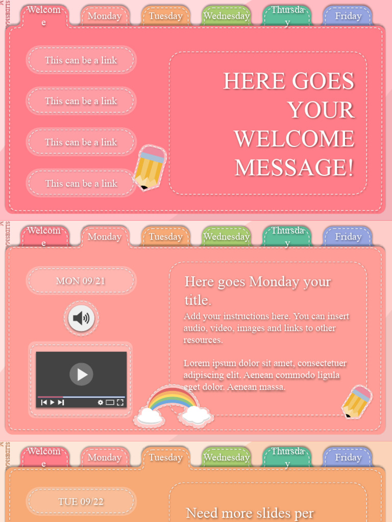 Stitches Weekly Planner SlidesMania | PDF | Office Suites | Software