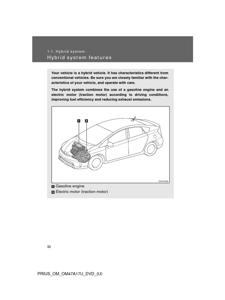 Understanding the Prius Hybrid System | PDF | Hybrid Vehicle | Hybrid ...