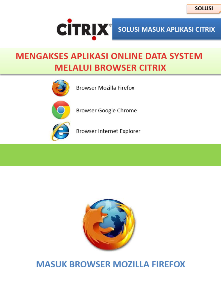 Solusi Mengakses Aplikasi Online Data System | PDF