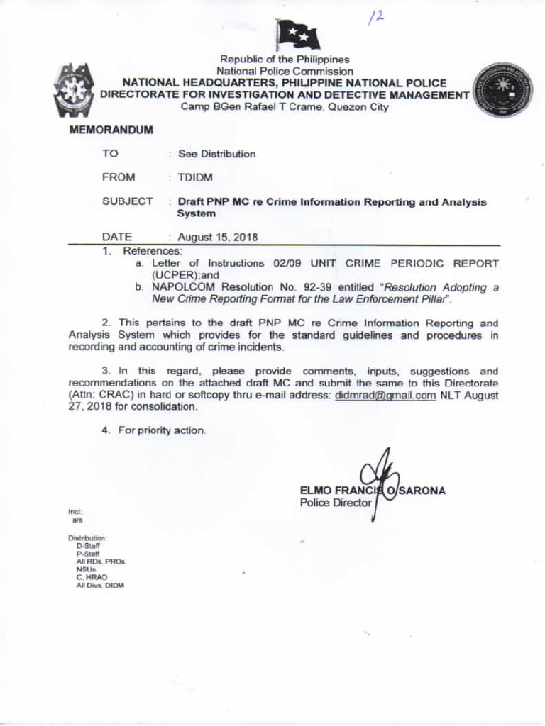 Pnp Ciras Mc Draft | PDF