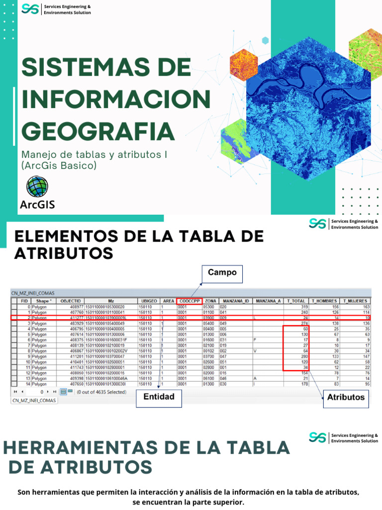 Arcgis Basico - 01 Manejo de Tablas y Atributos | PDF | Ciencias de la ...