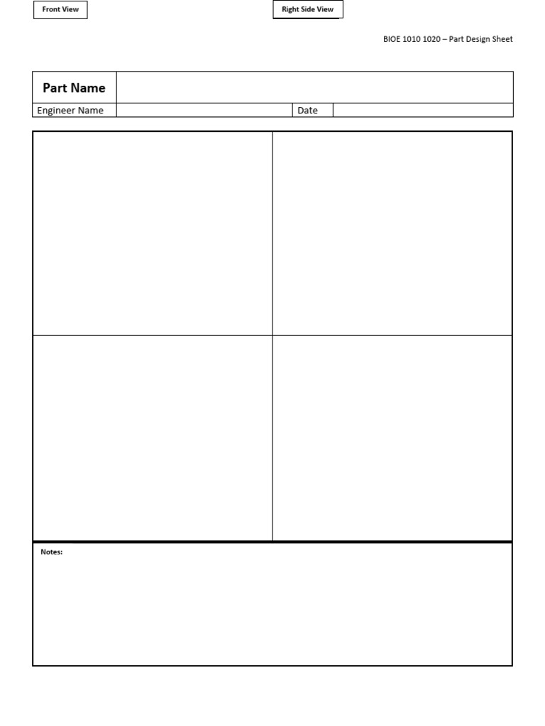 SW Part Template F23 | PDF