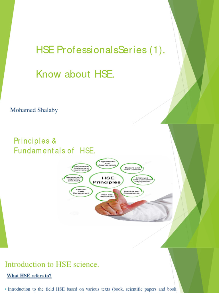 HSE in Brief | PDF | Occupational Safety And Health | Occupational ...