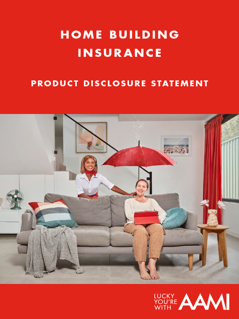 AAMI Home Building Insurance PDS | PDF | Insurance | Legal Liability