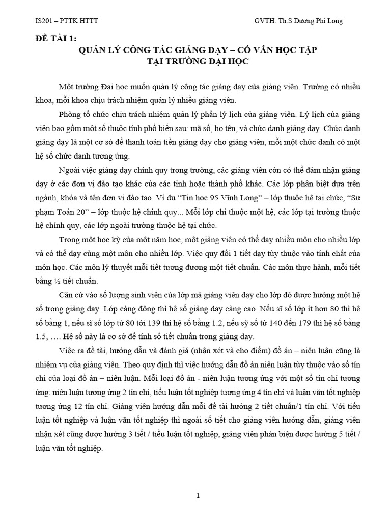 PTTK UML - Đề tài Bài tập | PDF