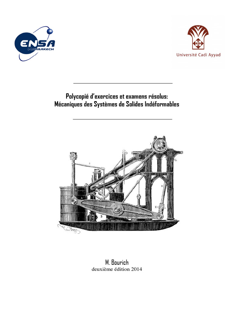 Mecanique Generale Exercices Et Correction | PDF | Mouvement de ...