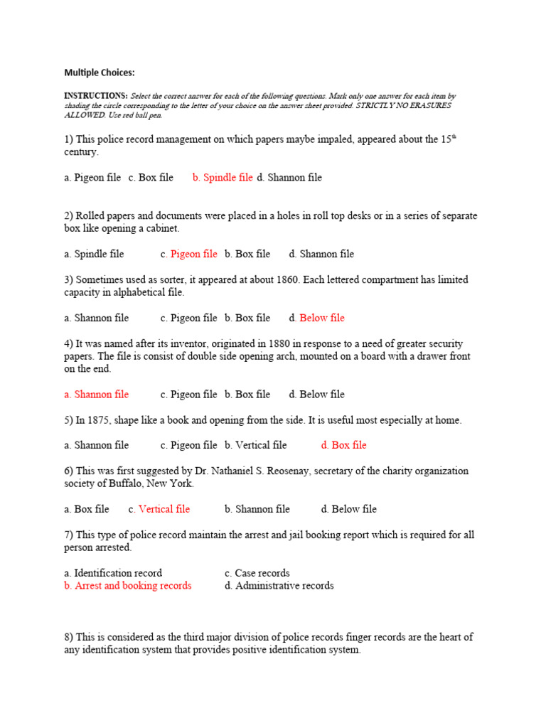 CDI 5 Review Questions | Download Free PDF | Detention (Imprisonment ...