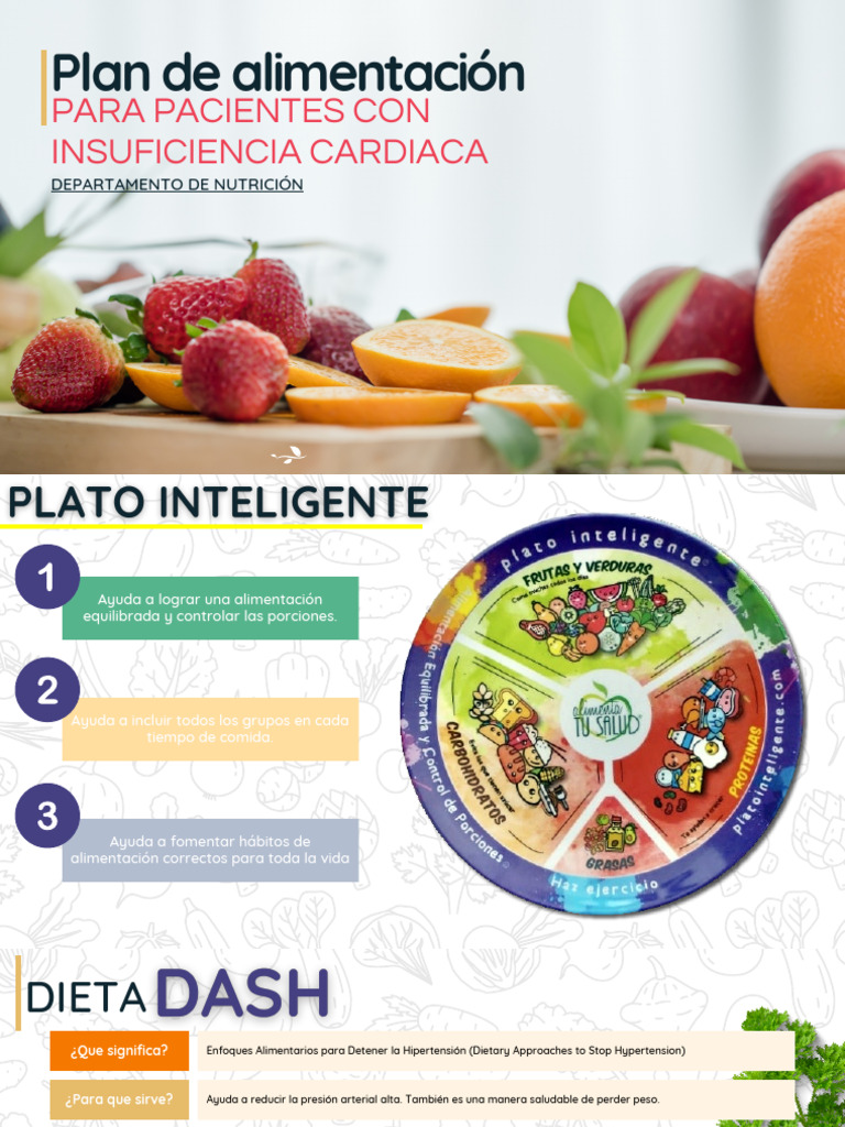 Clinica Cardio Presentacion | PDF | Dieta tablero | Alimentos