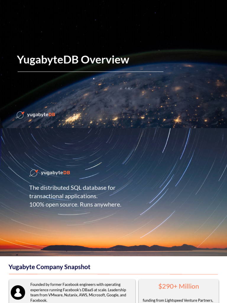 YugabyteDB Overview | Download Free PDF | Databases | Oracle Corporation