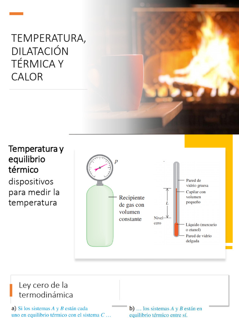 1 Temperatura - Dilatación.Calor | PDF | Temperatura | Fahrenheit