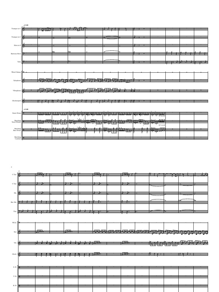 Tiba-Tiba - Score and Parts | PDF