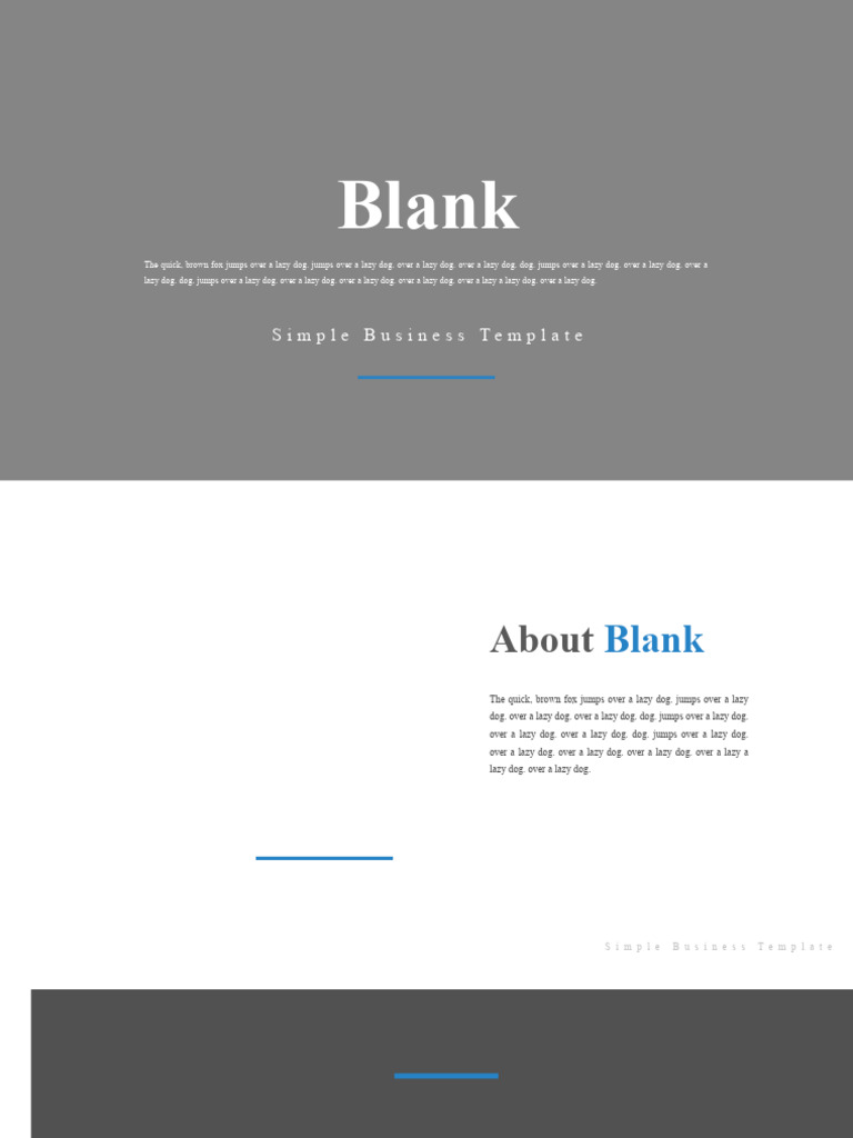Blank Blue Poject Pdf