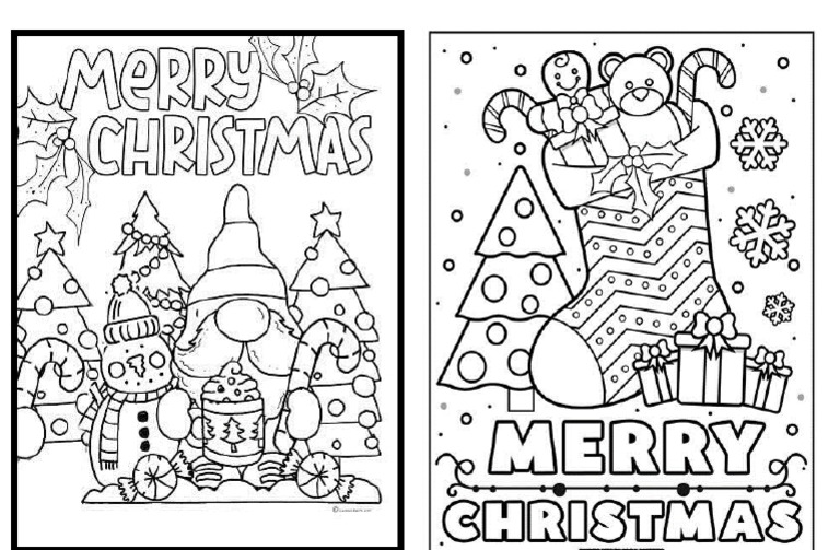 Christmas Design Coloring Activities | PDF